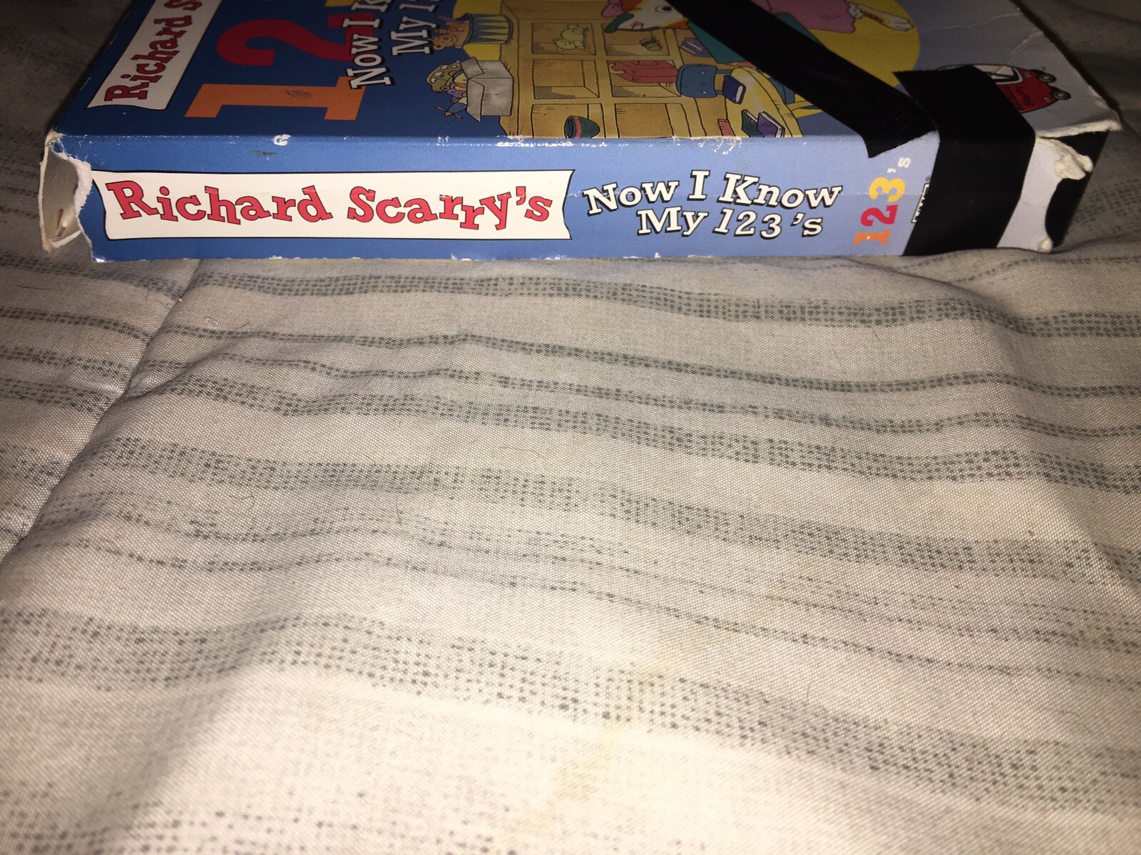 VHS Richard Scarry Now I Know My 123's & 2 Other Stories TESTED HTF ...