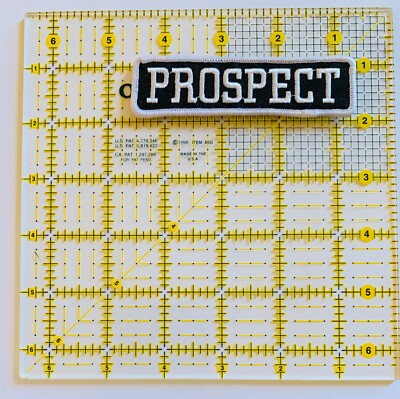 MC Motorcycle Club Prospect Sew On Patch | eBay