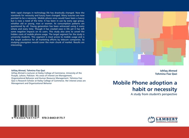Mobile Phone Adoption A Habit Or Necessity von Ishfaq Ahmed (2011 ...