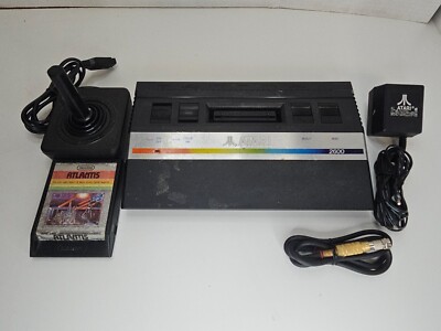 Atari 2600 Jr Console System w/ Game, Controller, Power & RF Tested ...