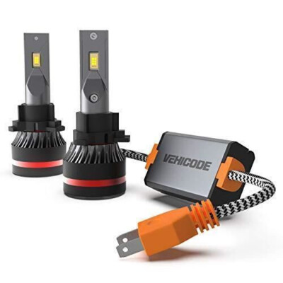 VEHICODE H7 LED Headlight Bulbs with Car Specific Adapters for Kia ...