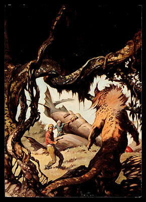 Frank Frazetta Fantasy Art Exotic Sexy Pin Up Card 18 Beyond the Forest ...