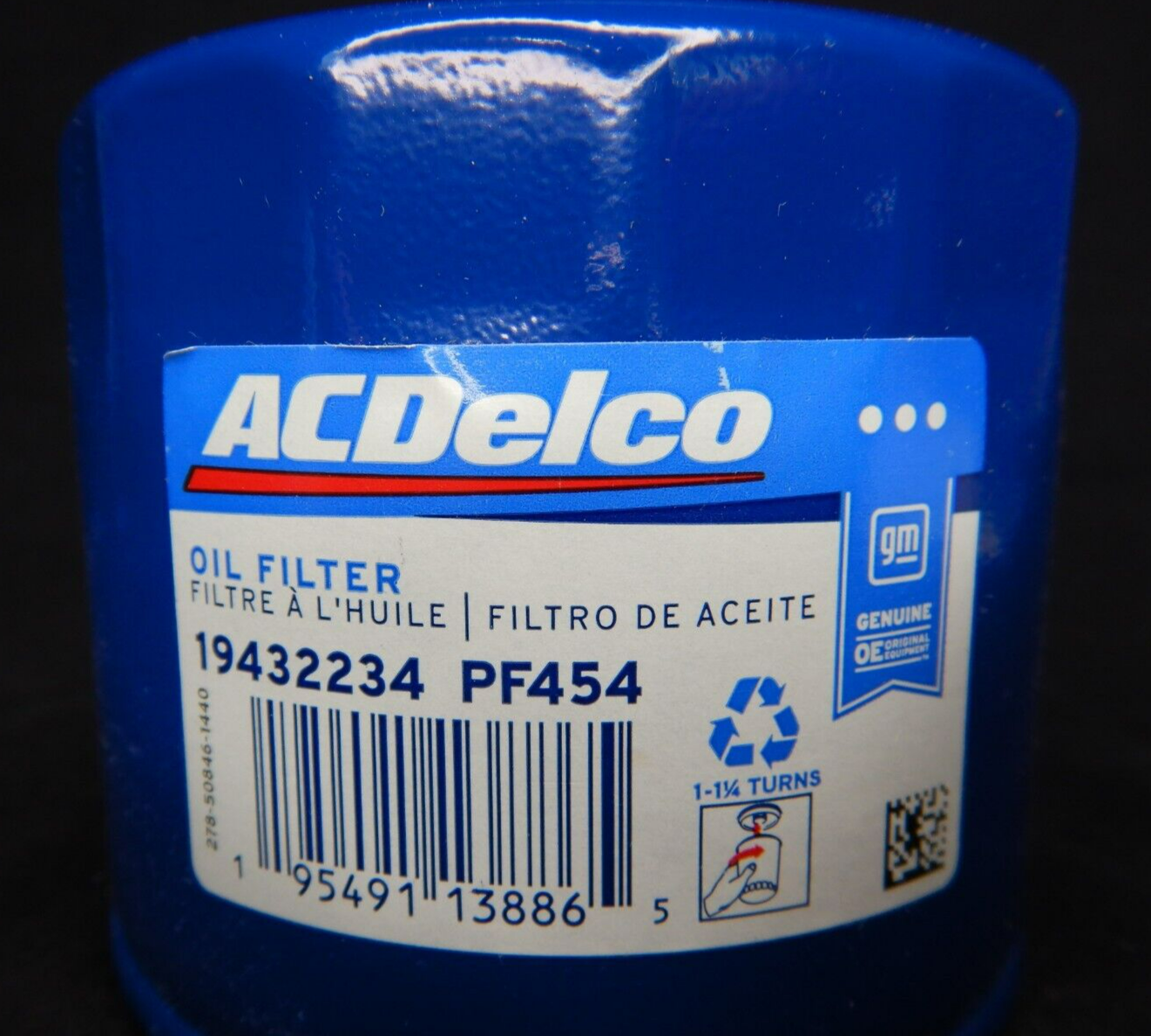 Genuine GM ACDelco 19432234 Engine Oil Filter PF454 PH8873 CF509 57099 ...