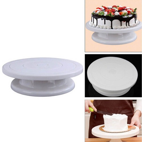 28cm Kitchen Cake Decorating Icing Rotating Turntable Display Stand ...