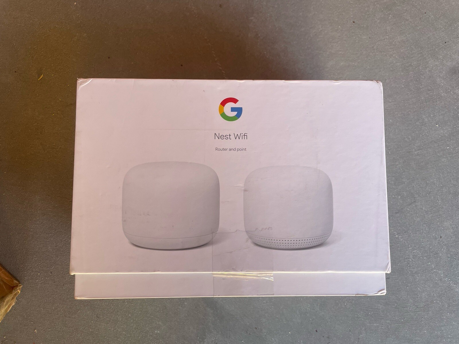 Google Nest Wifi Router and Point GA00822-US - Snow