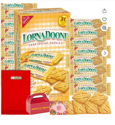 Shortbread Cookies Lorna Doone | Individually Wrapped Buttery Flavor ...