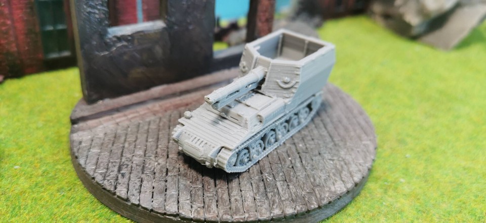 Gun Wagon Lorraine 37L Solid France Kit 1/87 1/72 1/100 | eBay