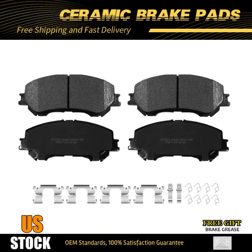 Front Ceramic Brake Pads Kit for 2014 - 2020 Nissan Rogue w/ Hardware ...