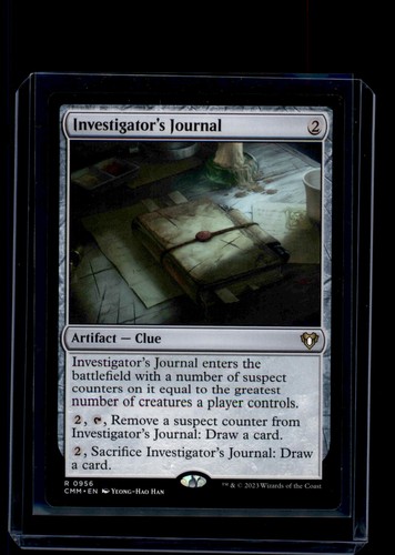 MTG Investigator's Journal #956 Rare Commander Masters | eBay