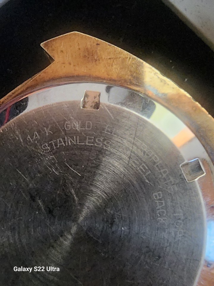 Vintage 1950s Era Jaeger-LeCoultre Master Mariner HPG Men's Watch Face ...