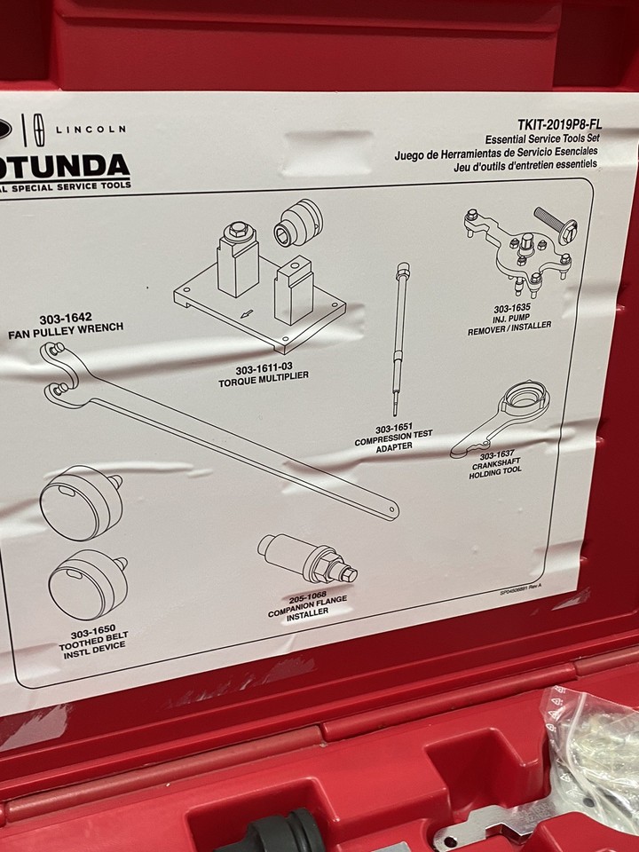 Ford Rotunda TKIT-2019P8-FL 303-1642 303-1611-03 205-1068 303-1635 303 ...