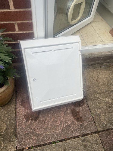 Mitras MK2 Surface Mounted Gas Meter Box. White. 502mm x 408mm x 225mm ...