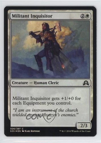 Militant Inquisitor Foil Magic: Shadows over Innistrad #026 6c5 | eBay