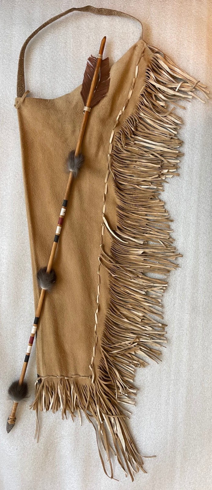 ARROW & QUIVER, NATIVE AMERICAN TRADING ITEM, NAVAJO ART SHERRIL L ...