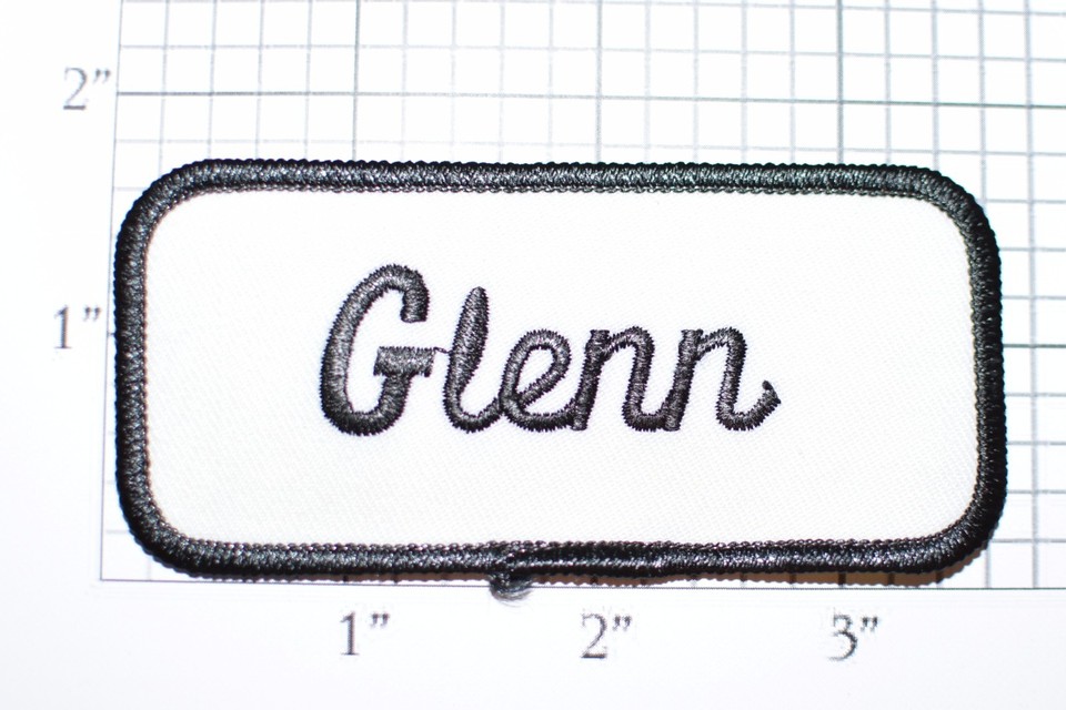 Name Tag Patch Embroidered Vintage Sew-on for Work Shirt Uniform ...