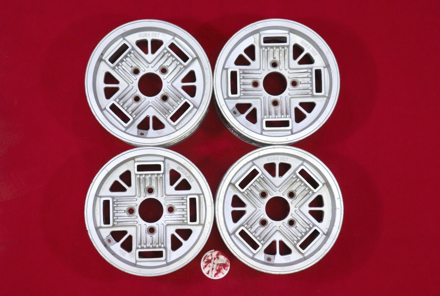 Weds Elstar High Jet wheels 13x5.5 4x114.3 JDM SSR Volk Rays Work rare ...