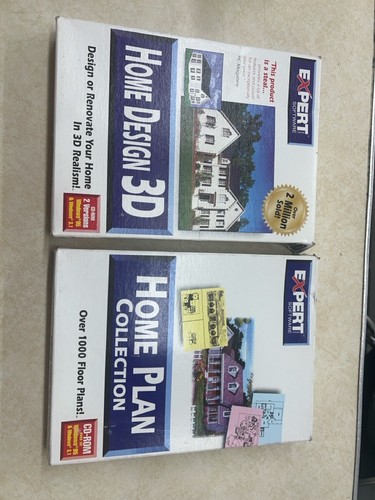 EXPERT SOFTWARE HOME PLAN COLLECTION & HOME DESIGN 3D (WBP008865) | eBay