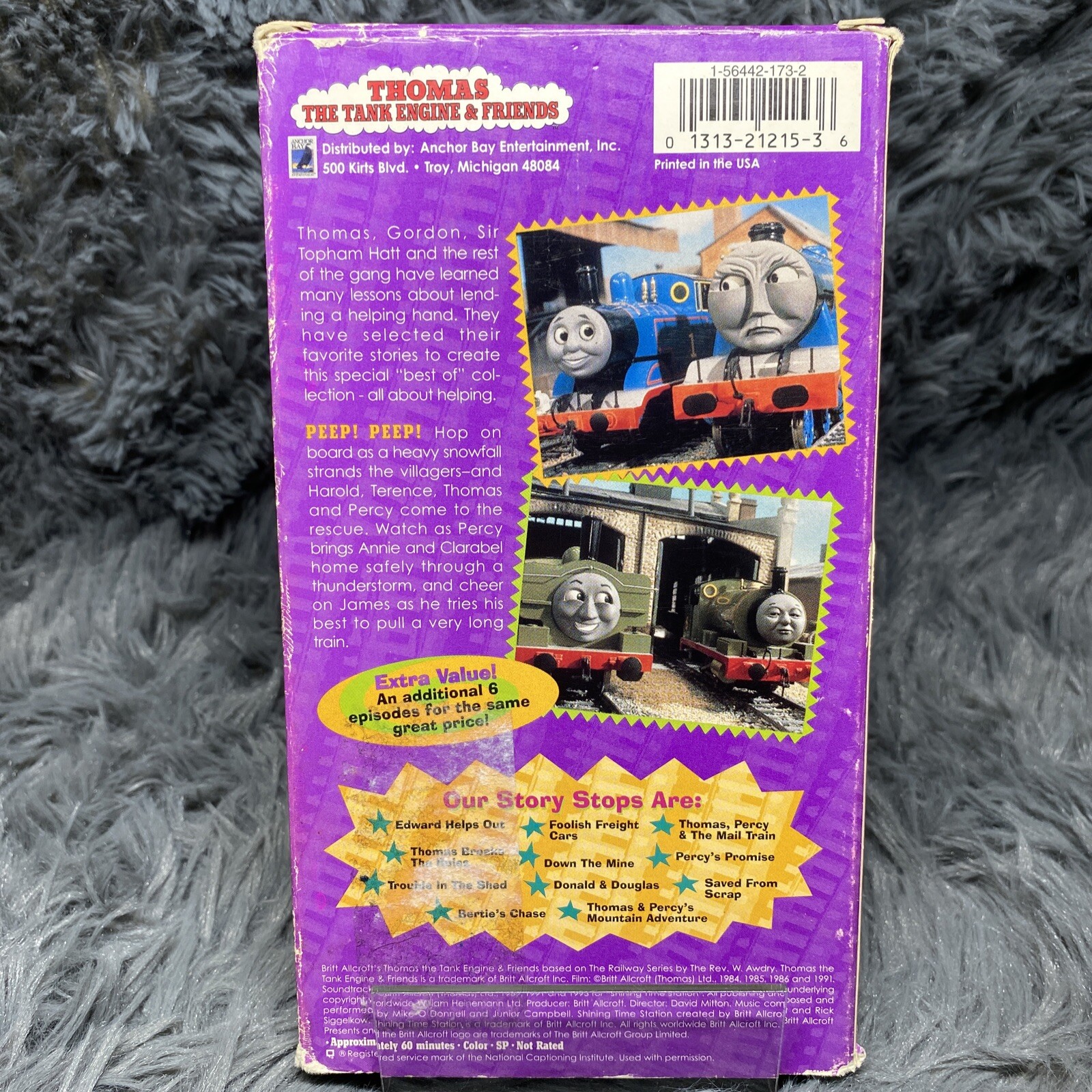 Thomas The Tank Engine And Friends Thomas His Friends Help Out VHS 1996 ...