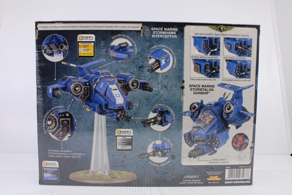 H9 Warhammer 40,000 40k Set Space Marine Stormhawk Interceptor Citadel ...