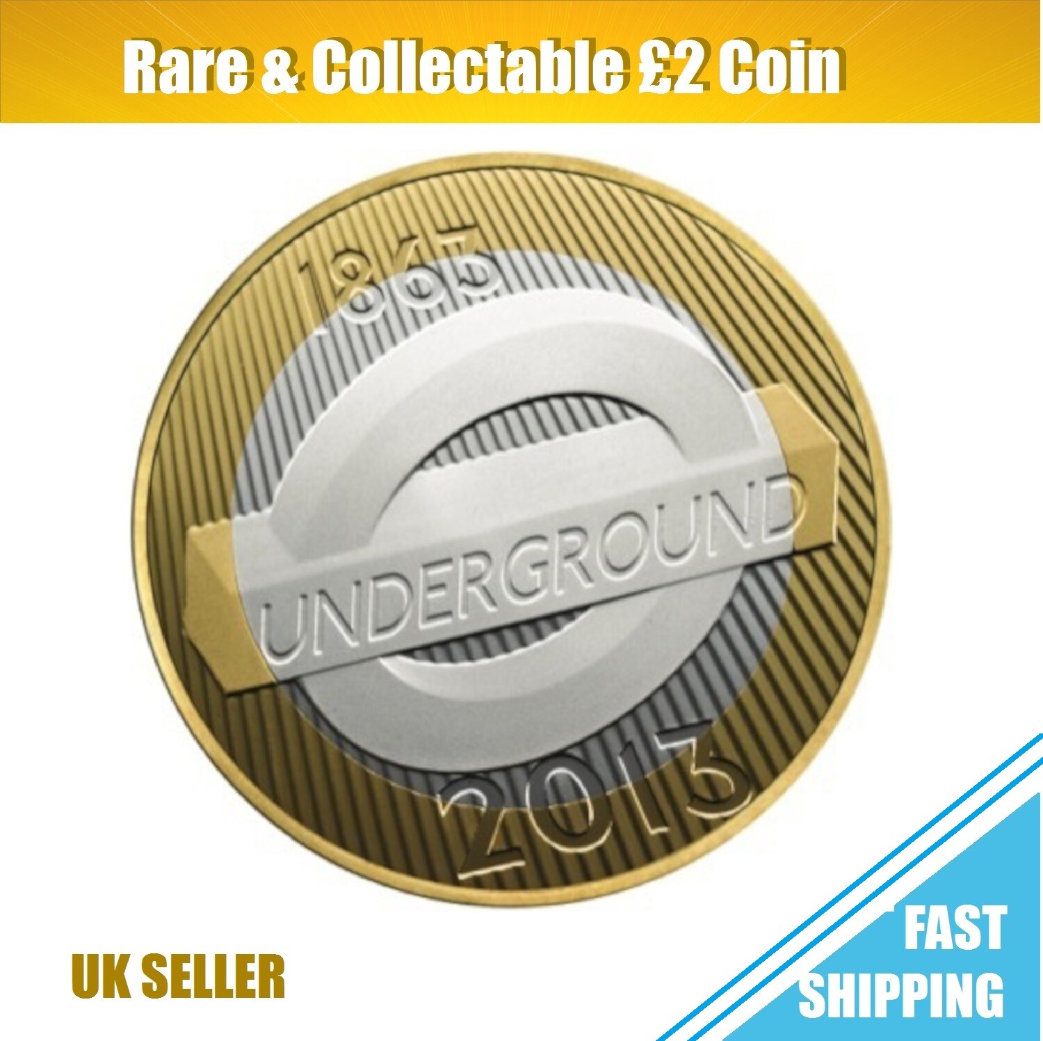 £2 Coin London Underground Roundel 2013 - Rare & Collectable | eBay