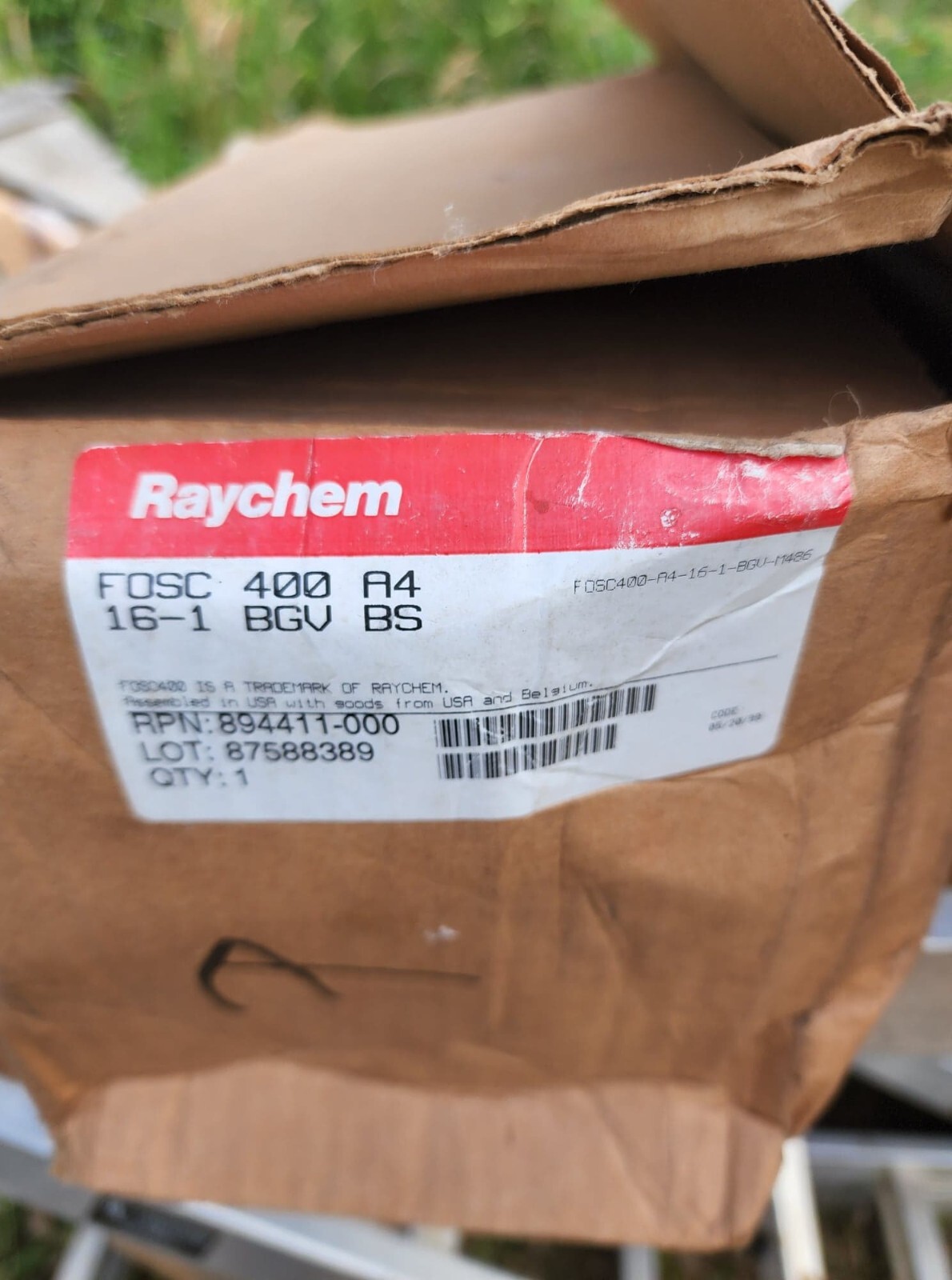 Tyco Raychem FOSC 400 A4 16-1 BGV W/ Trays Fiber Optic Splice Case ...