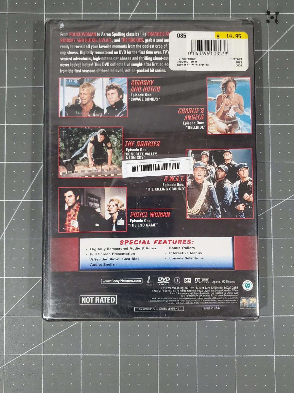 The Greatest 70s Cop Shows DVD (2003) Charlie's Angels, Starsky & Hutch ...