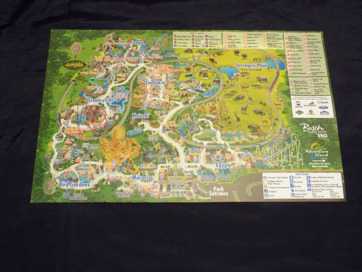 Busch Gardens Tampa Map Jax Stumpes: 2009 New Year's Sojourn