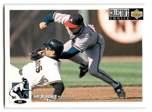 Jeff Blauser 1994 Collector's Choice Baseball #53 Atlanta Braves | eBay