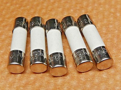 2AMP 250V Fuse 5mm x 20mm Quick Blow CERAMIC BODY Pack of 10 | eBay