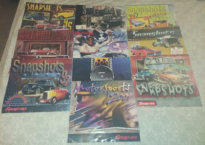 10 SNAP ON Tools Calendar Lot Vintage Calendars 1995-2003 ~ Muscle Cars ...