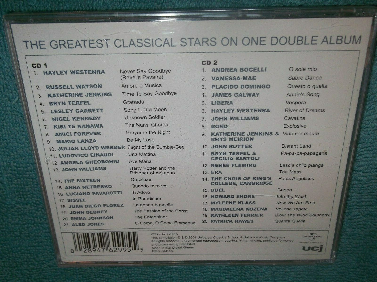 The Classical Album 2005 Universal 2 CD set Jenkins Bocelli Westenra ...