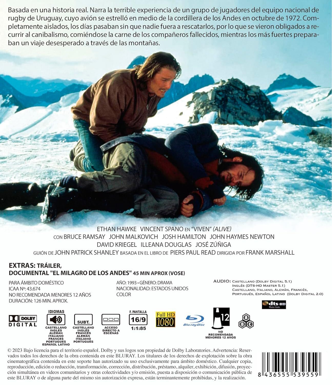 ALIVE *1993 / Ethan Hawke / Vincent Spano / 100% GENUINE NEW Reg A B C ...