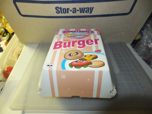 Squeezamals World Of Food Scented Silly Burger | eBay