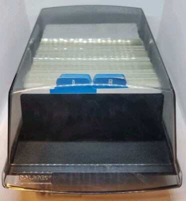 Rolodex VIP35C Covered Address Card File ABC Tabs + 3" X 5" Cards Blank ...