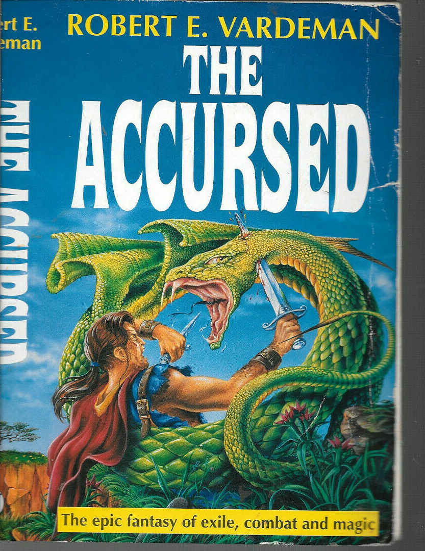 ROBERT VARDEMAN THE ACCURSED autographed book cover | eBay