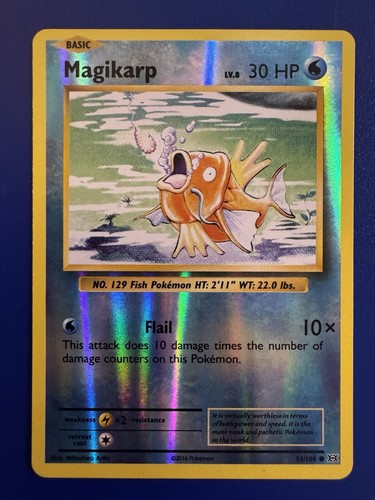 Magikarp Pokemon TCG XY Evolutions Reverse Holo Card #33/108 | eBay