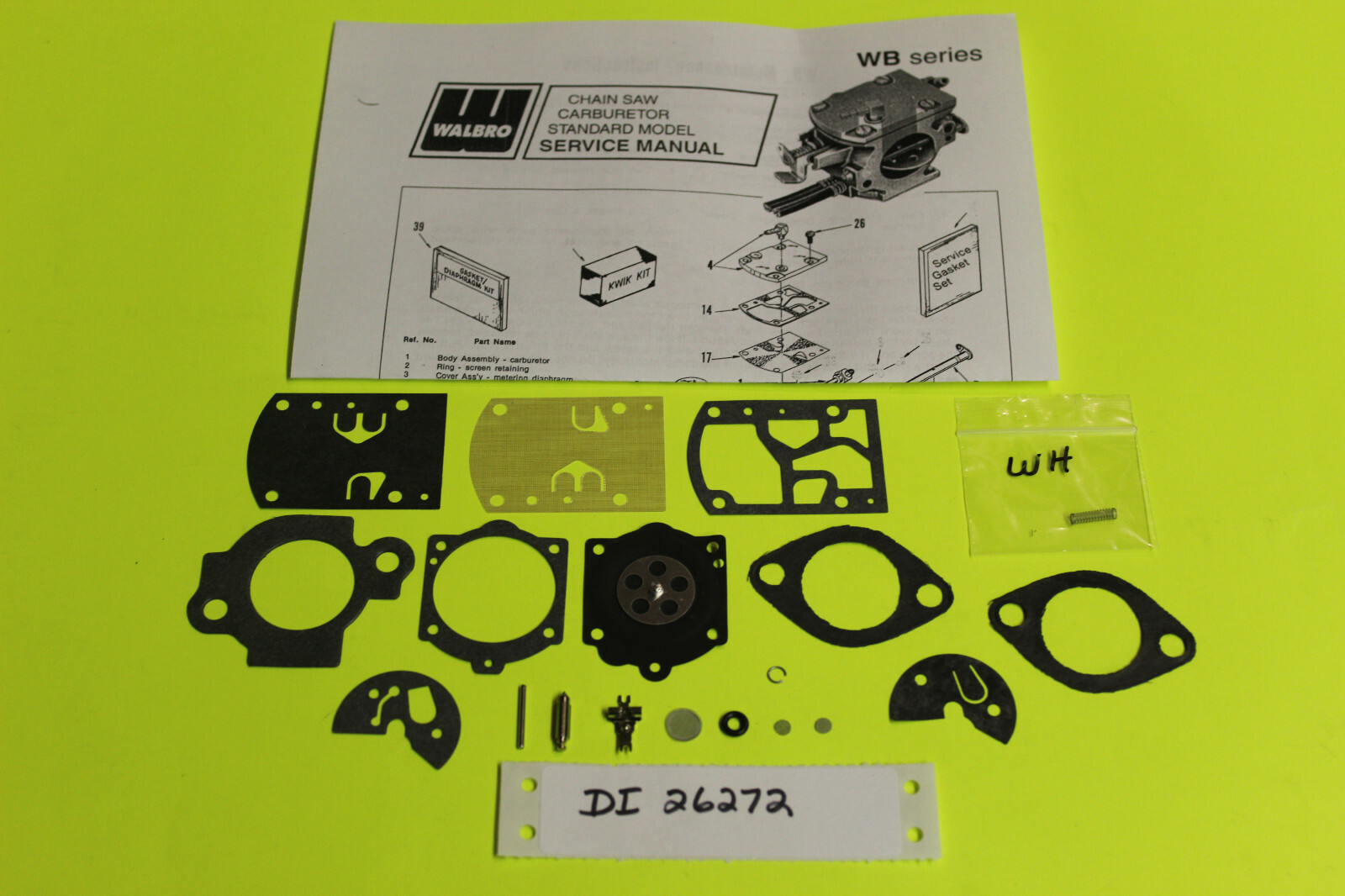 Yamaha Kart KT100J KT100S Engine Solo Walbro WB3 WB11 WB27 WB40 WB44 ...