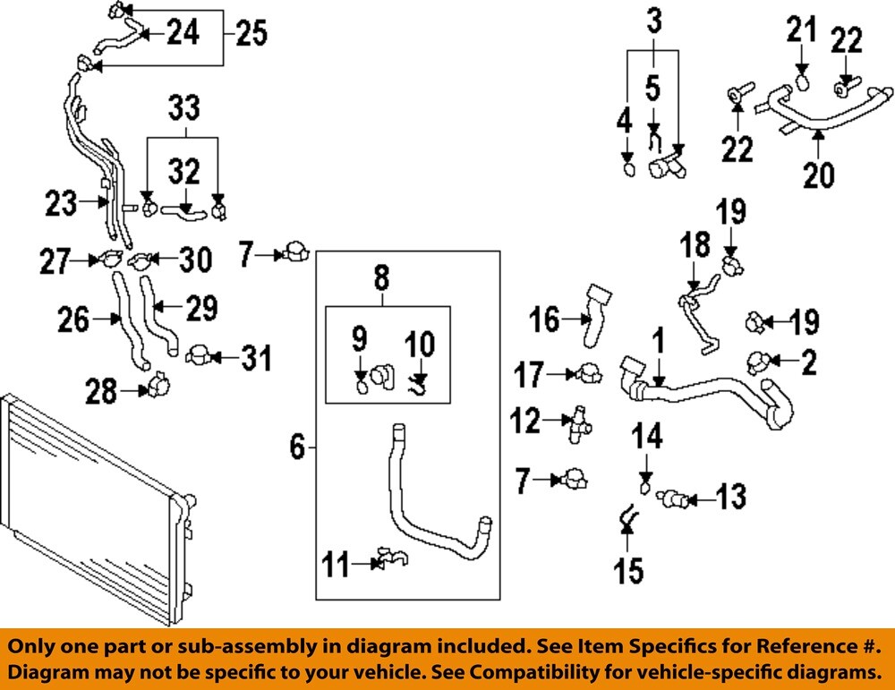 VOLKSWAGEN OEM 96-23 Arteon Hoses Lines-Temp Sensor Retainer Spring ...