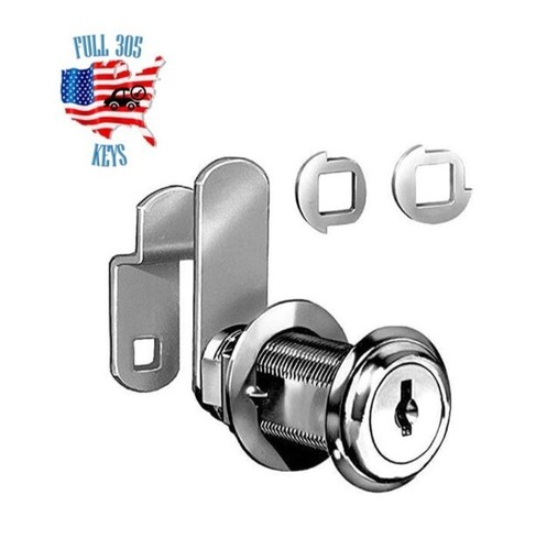 CompX C8060-C390A-14A,Disc Tumbler Cylinder Cam Lock with FlexaCam ...