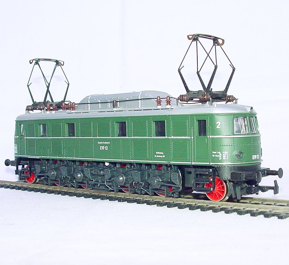 Rivarossi HO 1:87 DB BR E19 Deutsche Bundesbahn Green ELECTRIC ...