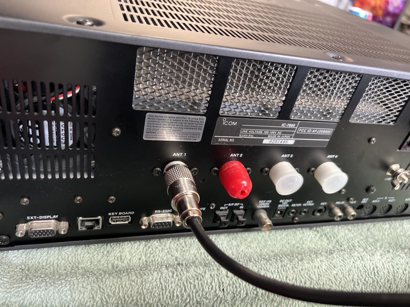 ICOM IC-7800 HF TRANSCEIVER (200watts) With EXTRAS ORIGINAL | eBay