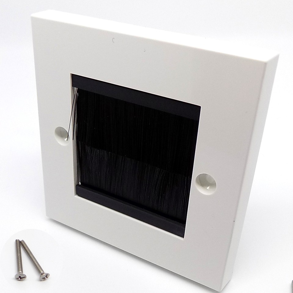 Modular Faceplate Wall Plate Network & HDMI SVGA USB Coax AV RCA Stub ...