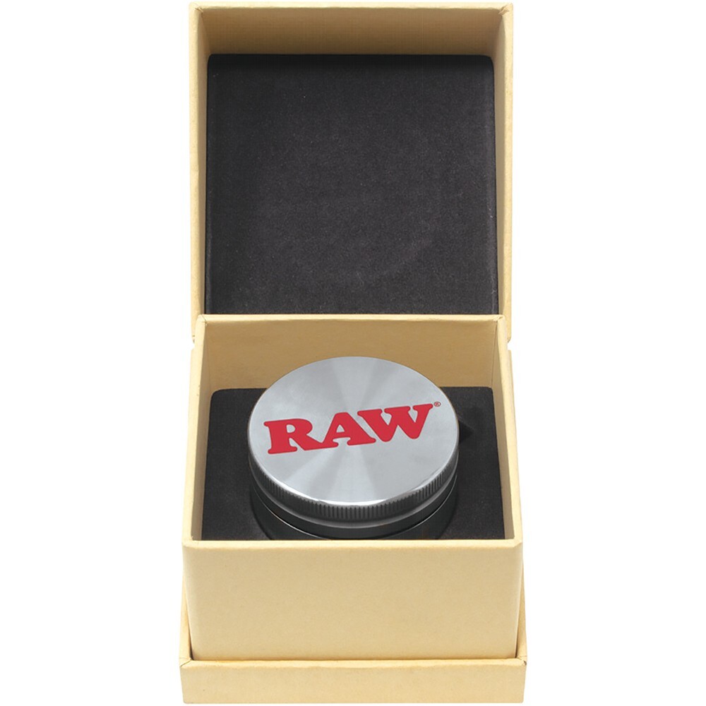 Raw Stainless-Steel Grinder 50MM RAW Shredder 4- Piece Grinder. | eBay