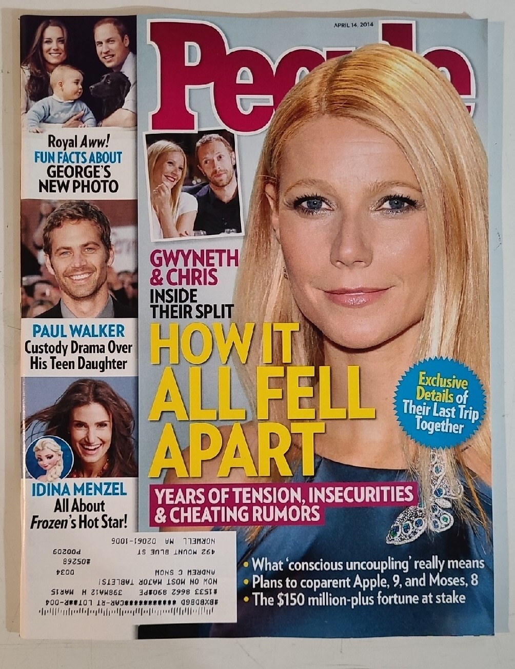 PEOPLE Magazine (2014) w/ GWYNETH PALTROW Cover | eBay