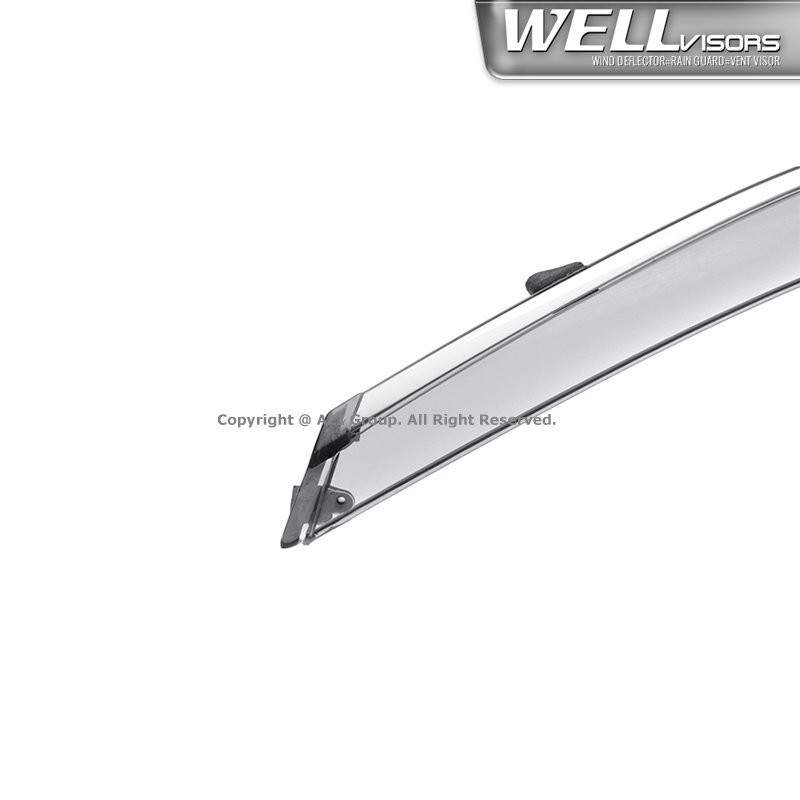 Wellvisors Window Deflectors for 2018-2024 Volkswagen Atlas Visors ...