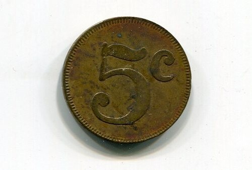 Vintage 5C in Trade Token Brass | eBay