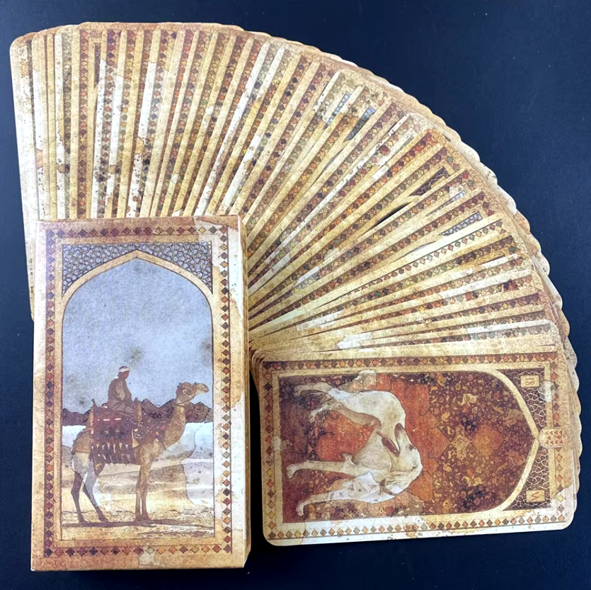 Old Arabian Arabiс Lenormand Tarot Cards Deck Oracle Deviation Fate | eBay