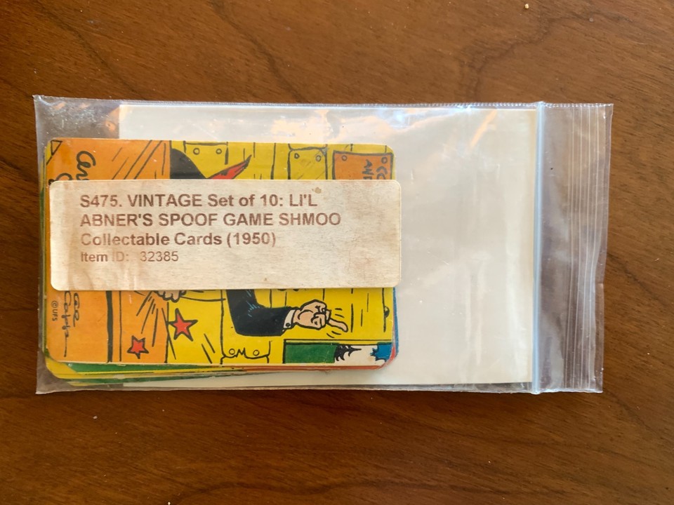 SHMOO COMICS AL CAPP COLLECTORS CARD GAME - 1O CARDS | eBay