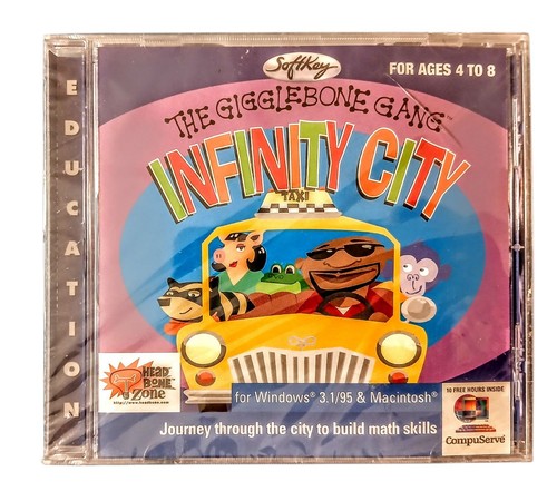 Gigglebone Gang Infinity City CD-ROM PC MAC Computer Game NEW 1997 ...