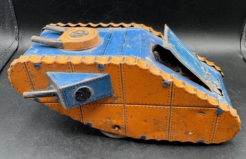 Rare Louis Marx & Co Tin Wind-up Tank Pop Up Soldier Toy Not Working | eBay